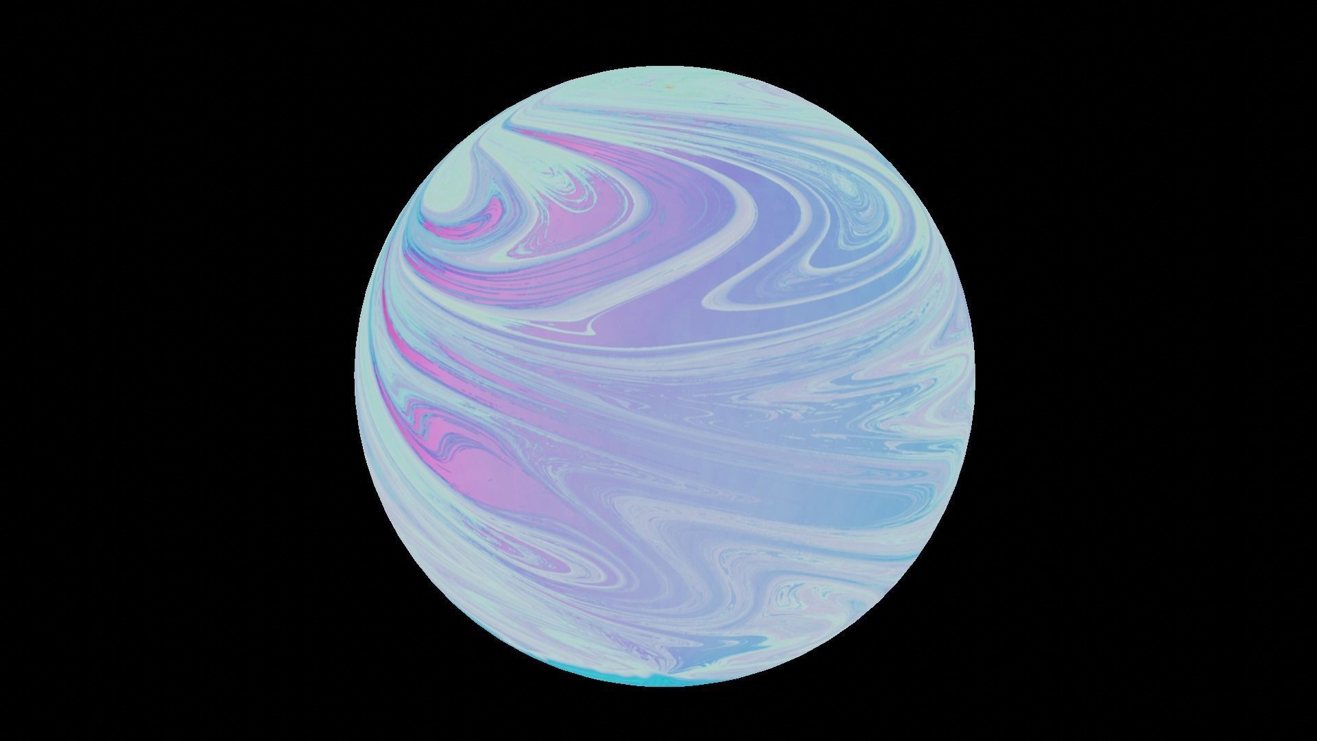 3D model HDR Panoramic Sky - 6 Alien FLUID ART VR / AR / low-poly ...