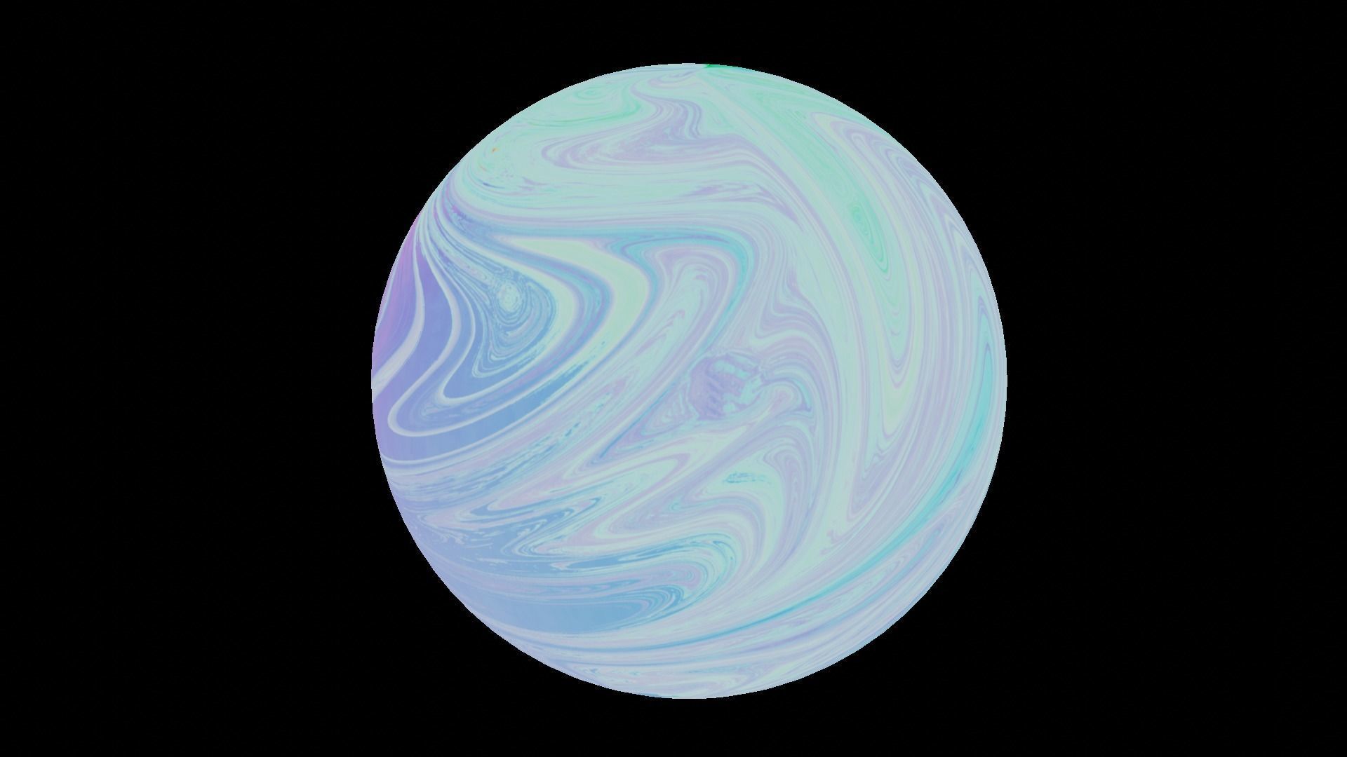 3D model HDR Panoramic Sky - 6 Alien FLUID ART VR / AR / low-poly ...