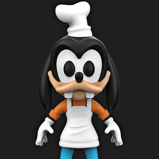 Baby Chef Goofy 3D model 3D printable | CGTrader