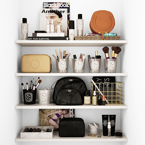 Cosmetic Set 03 3D model | CGTrader