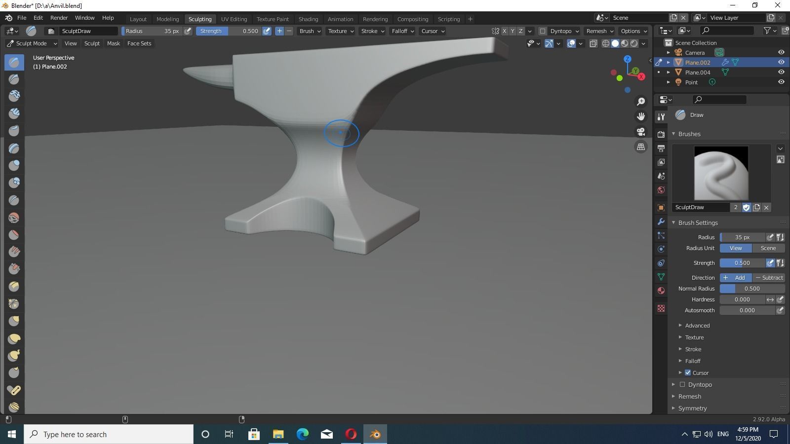 Anvil with 2 streets- Combo Offer free 3D model | CGTrader