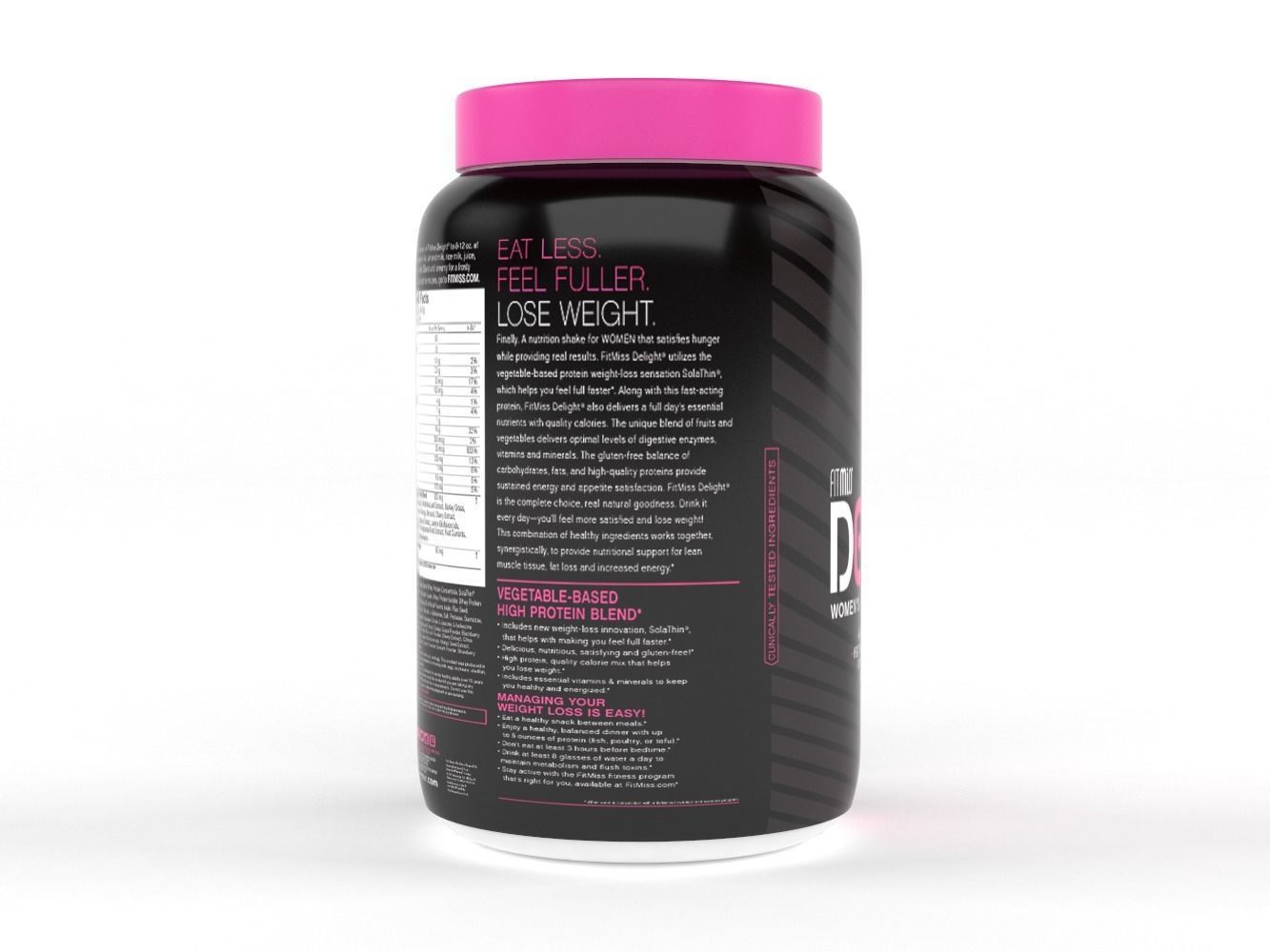 FitMiss Delight Protein Powder 3D model | CGTrader