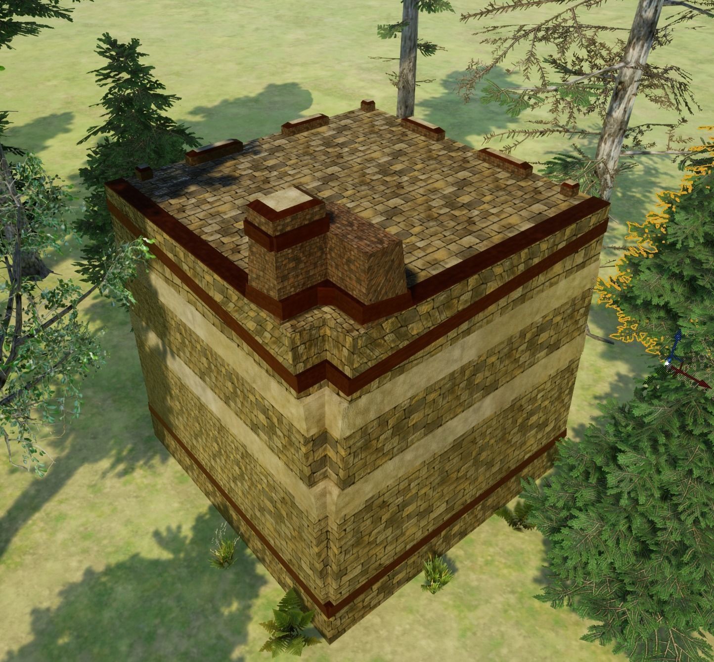 Fantasy medieval BigWall Collection 01 free VR / AR / low-poly 3D model ...