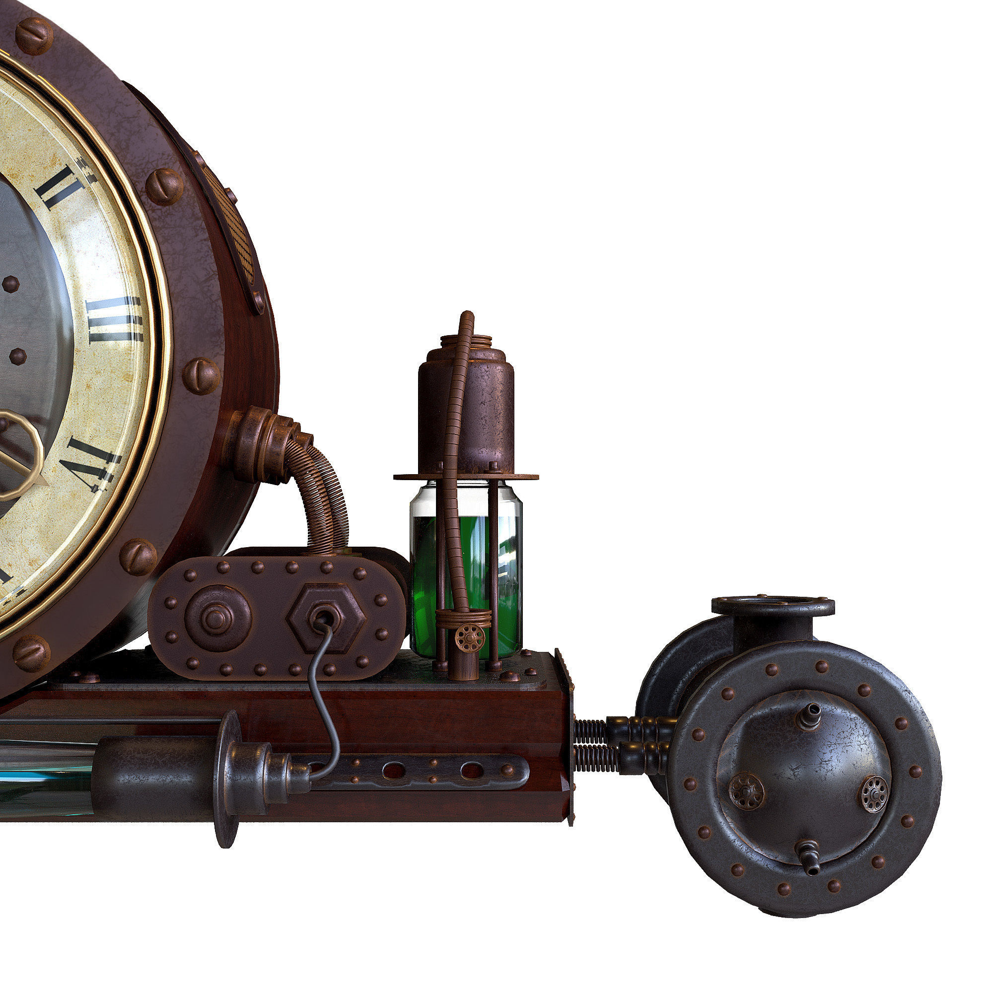 Steampunk watches 3D model | CGTrader