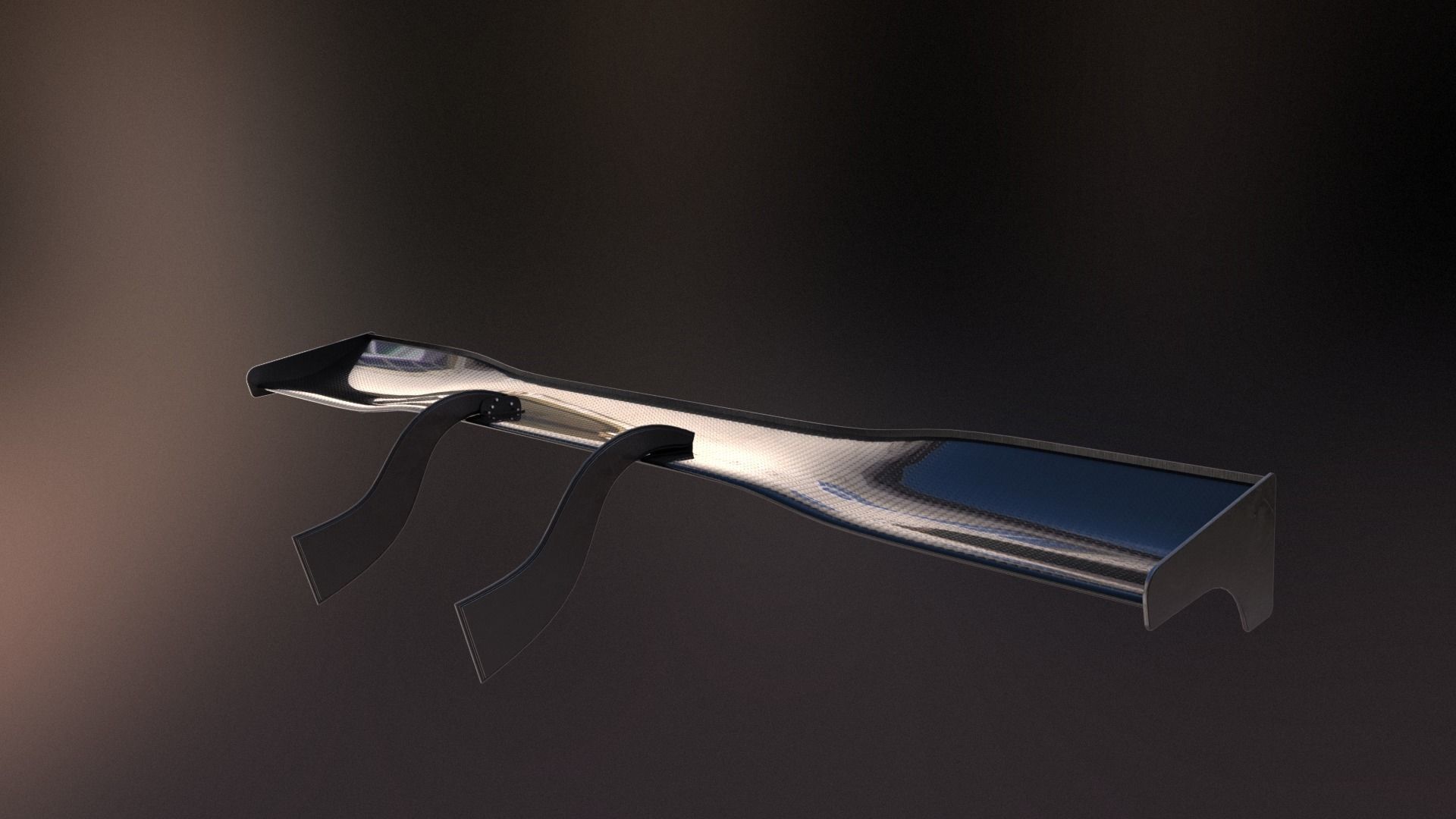 3D model More than 20 semi procedural car wings spoilers VR / AR / low ...