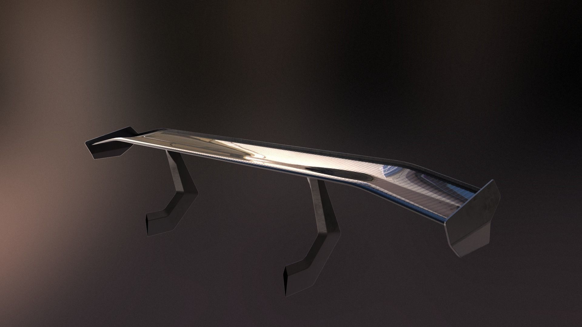 3D model More than 20 semi procedural car wings spoilers VR / AR / low ...