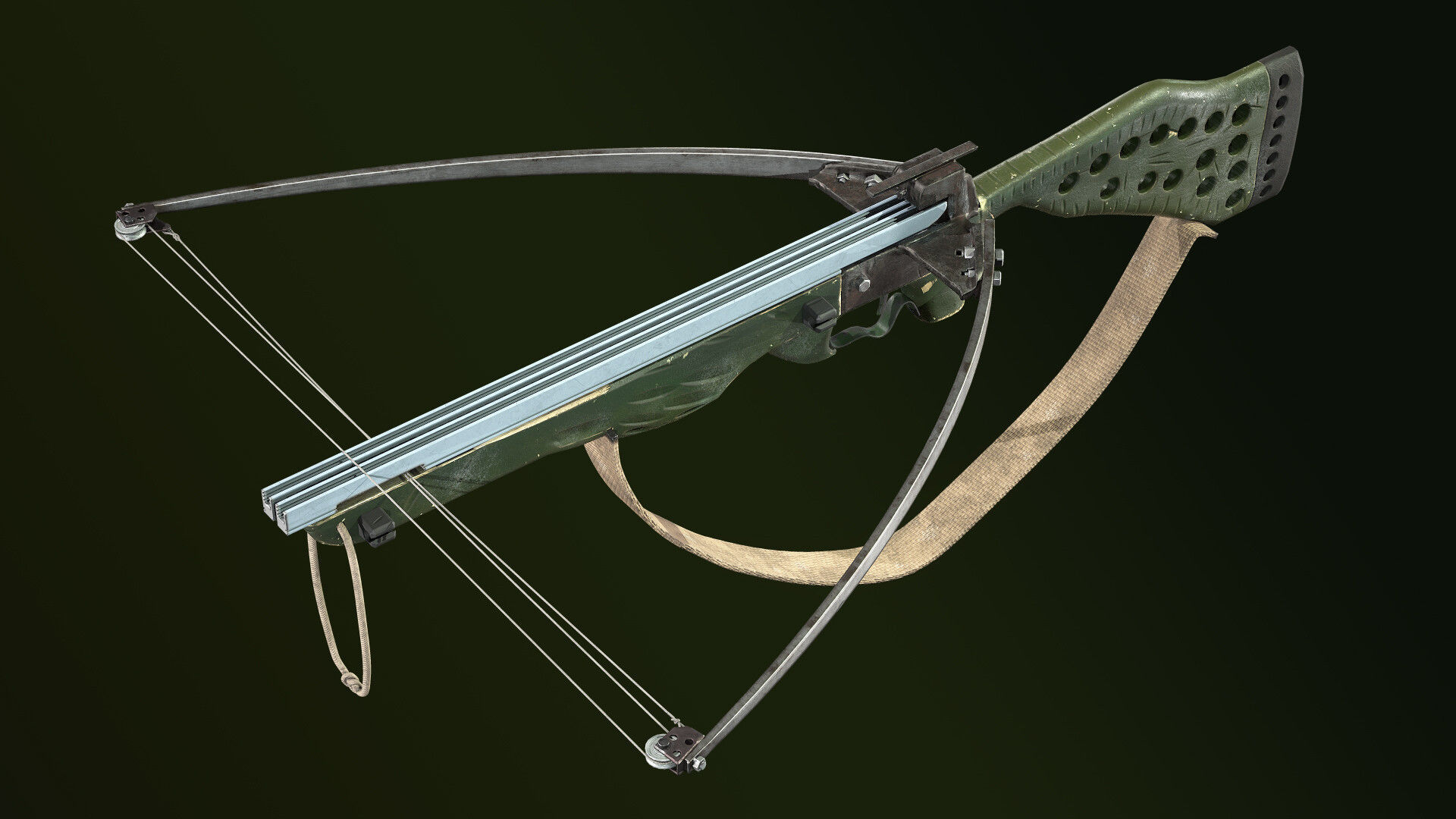 3D model Custom Crossbow VR / AR / low-poly | CGTrader