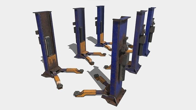 3D model Hydraulic lift VR / AR / low-poly | CGTrader