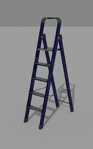 stepladder step ladder free 3D model | CGTrader