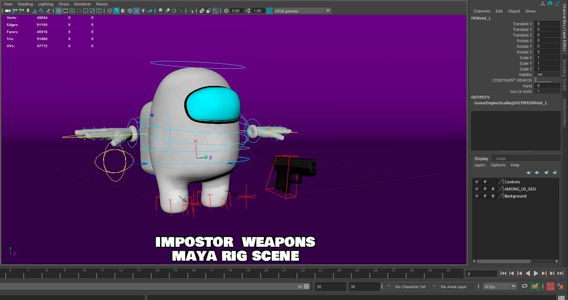 3D model Among us - Impostor Pack VR / AR / low-poly rigged | CGTrader