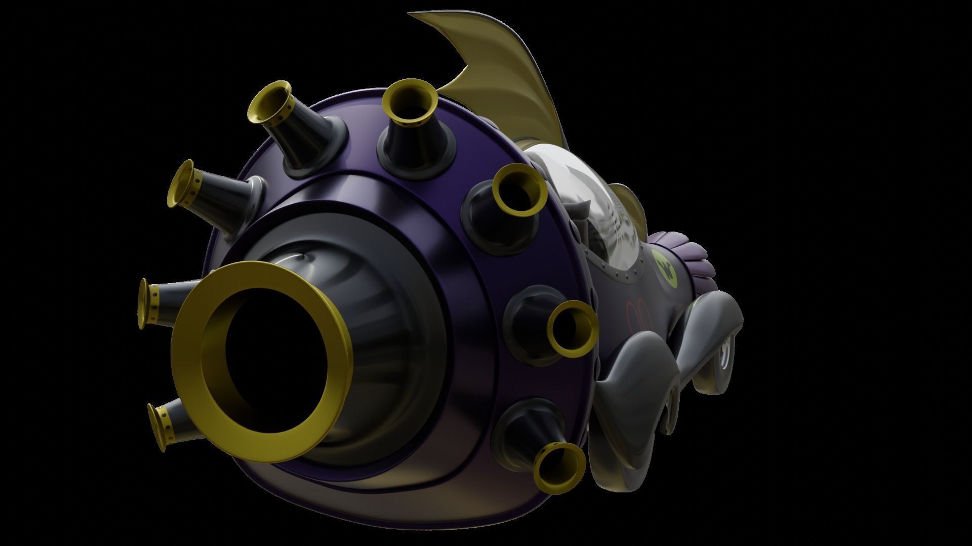 3D model Race Car 00 The Mean Machine Realistic VR / AR / low-poly ...