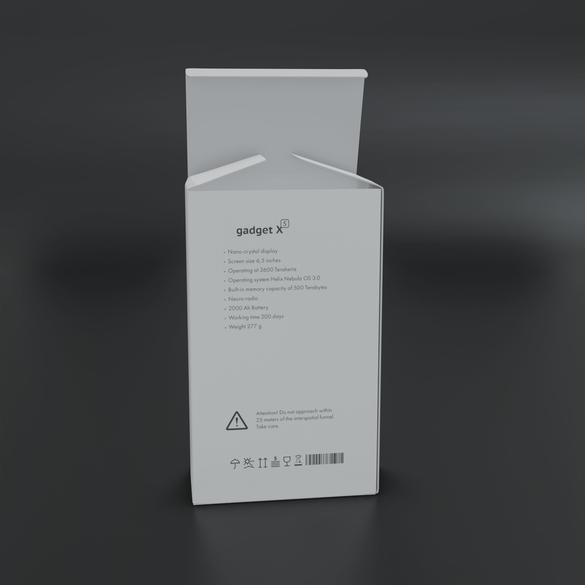 Paper box product packaging 3D model | CGTrader