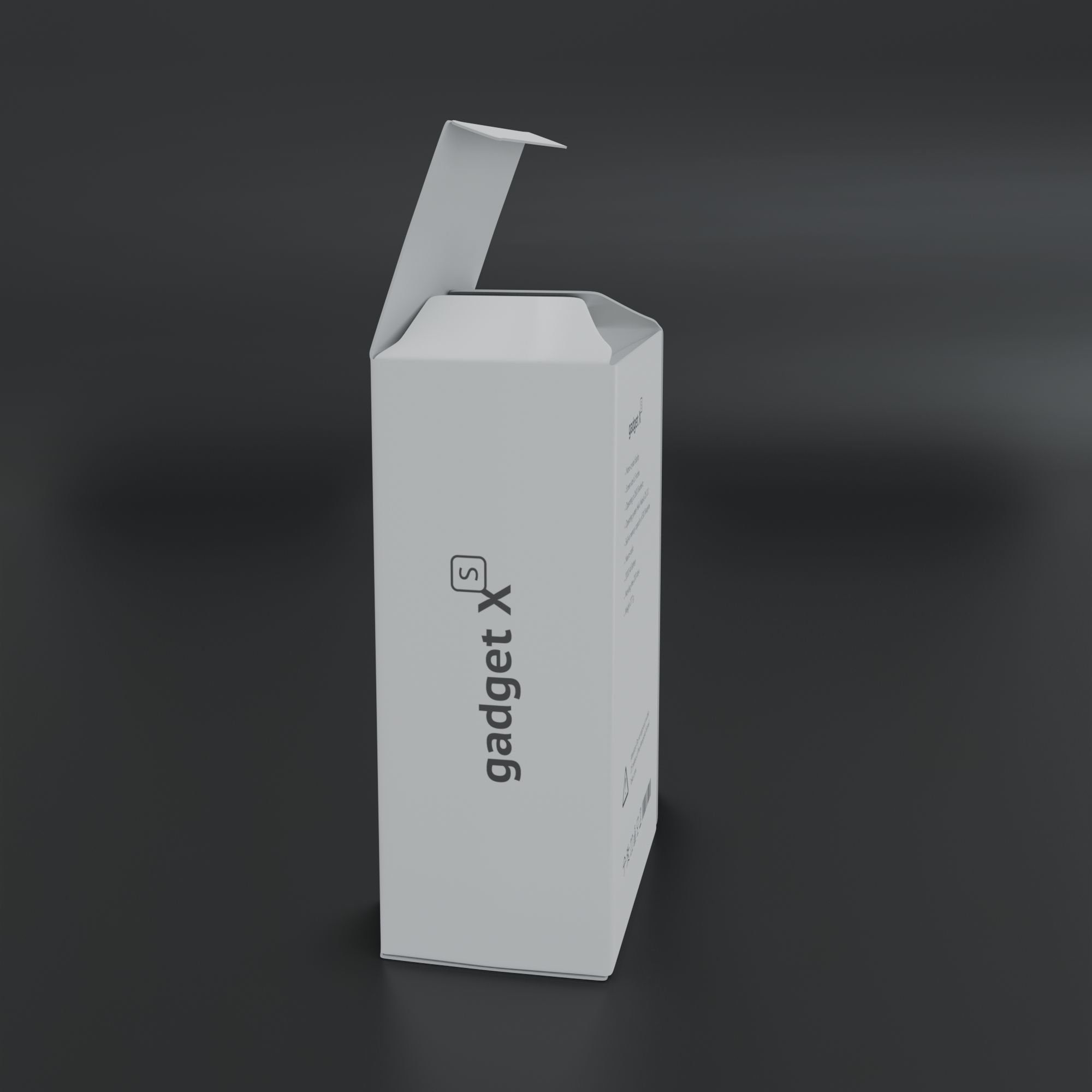 Paper box product packaging 3D model | CGTrader