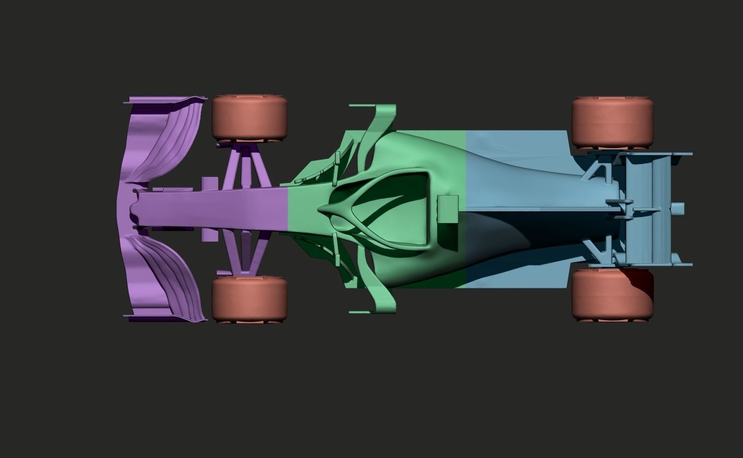 Ferrari F1 Bolid 3D model 3D printable | CGTrader