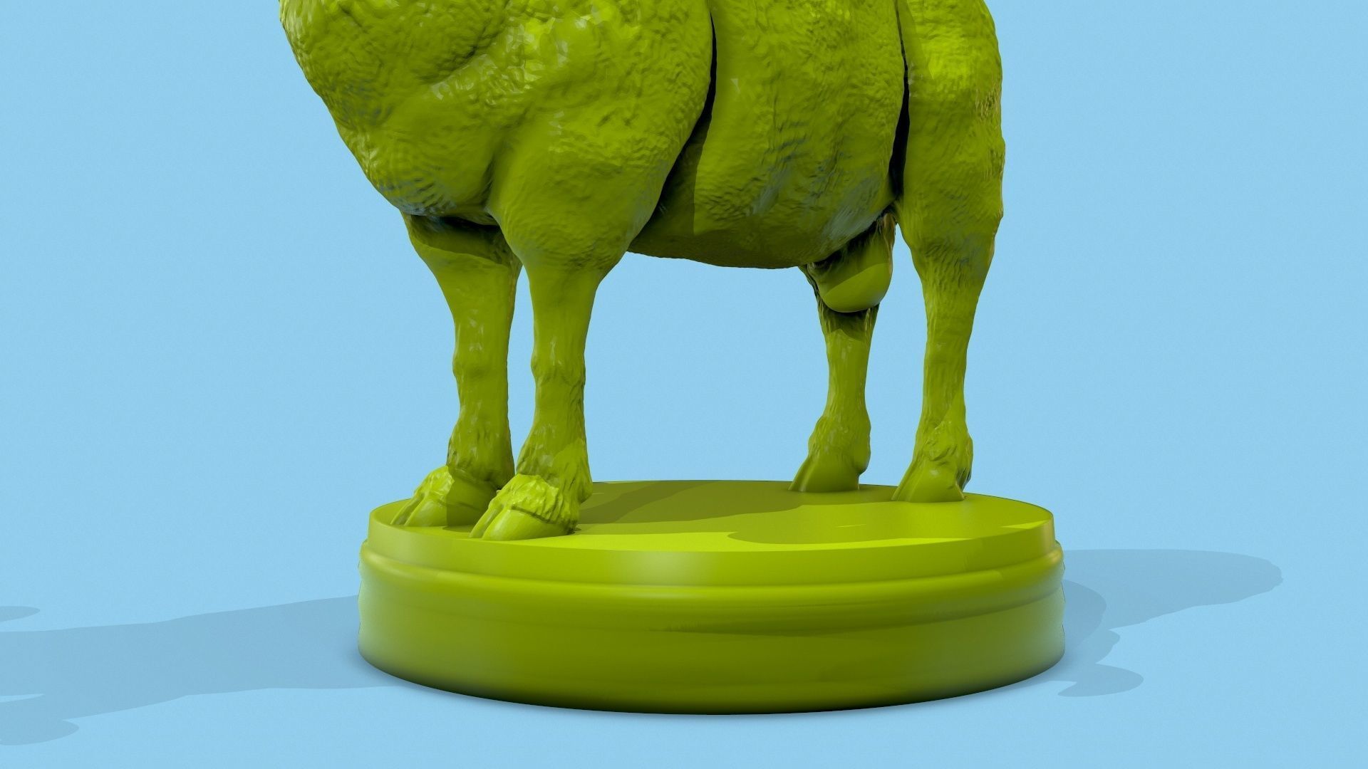Ram with platform 3D model 3D printable | CGTrader