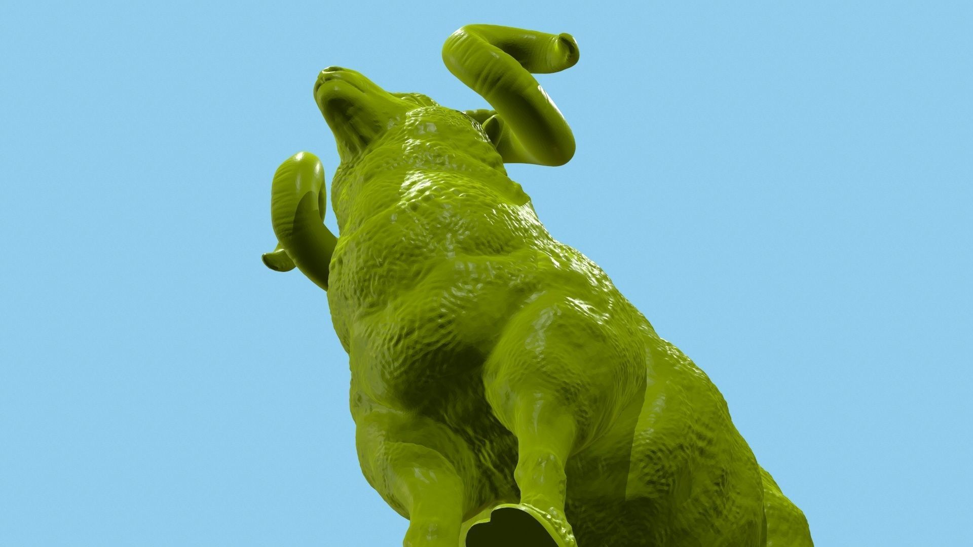 Ram with platform 3D model 3D printable | CGTrader