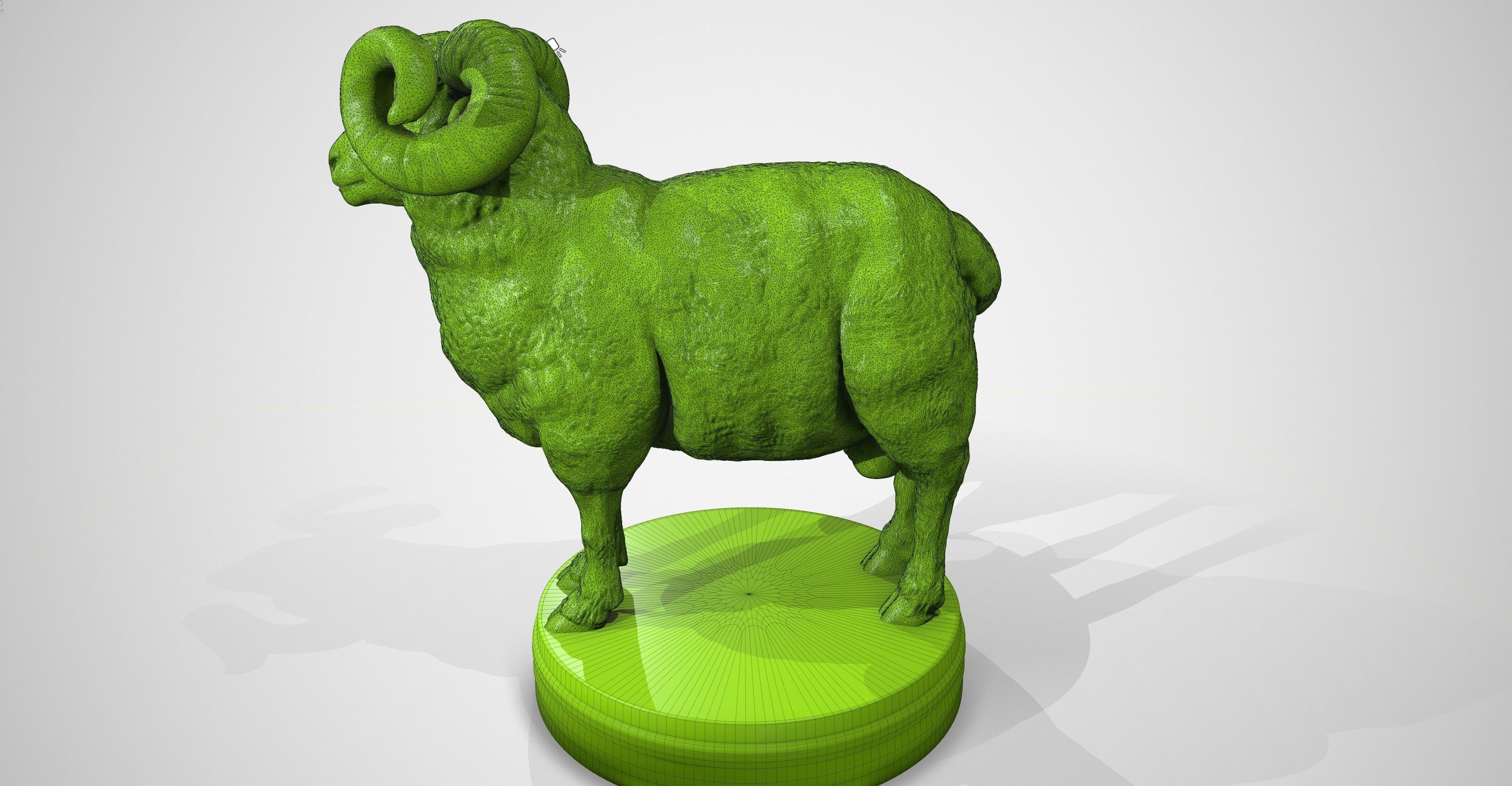 Ram with platform 3D model 3D printable | CGTrader