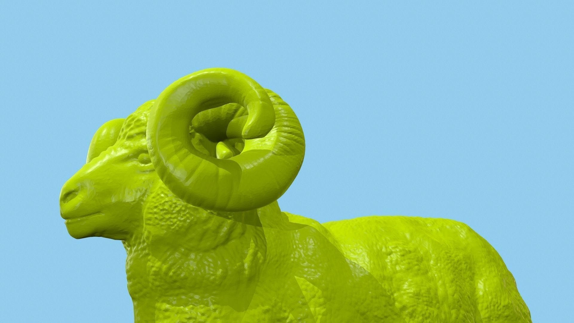 Ram with platform 3D model 3D printable | CGTrader