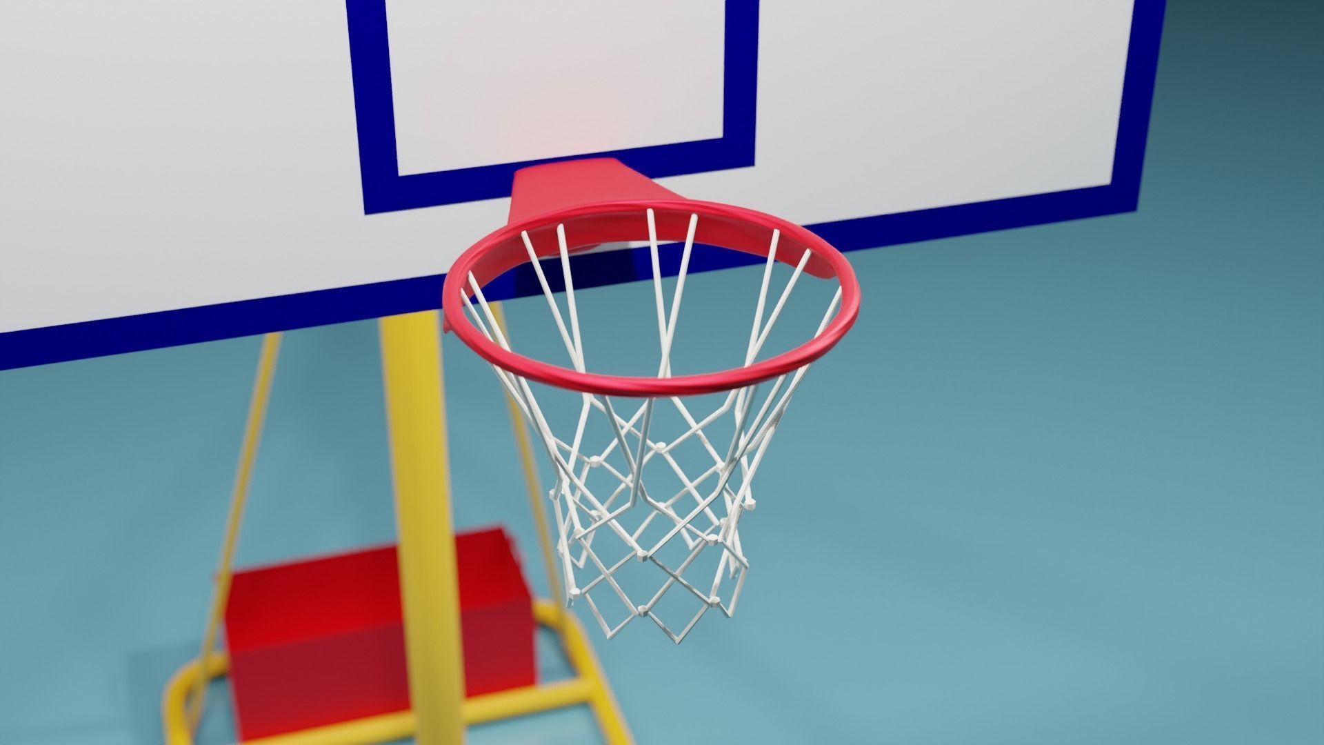 3D model Basketball Hoop Low-poly 3D model VR / AR / low-poly | CGTrader