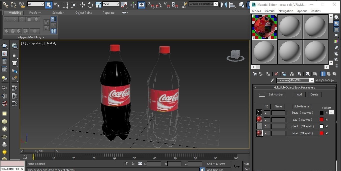 Coca Cola bottle 3D model 3D model | CGTrader