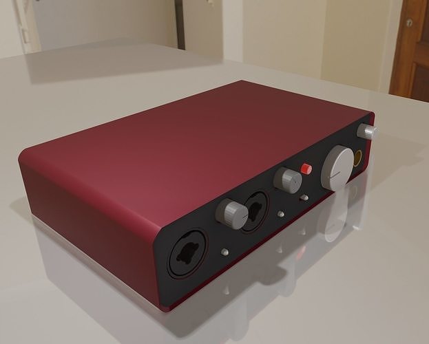 Studio Audio Interface 3D model | CGTrader