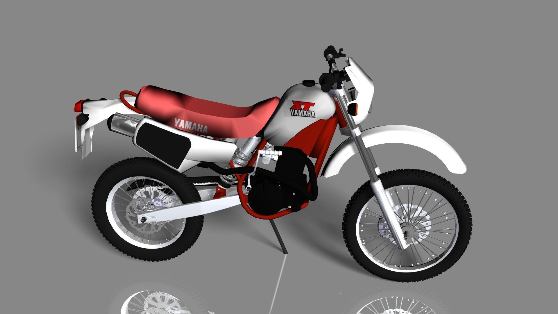 YAMAHA XT 3D model | CGTrader
