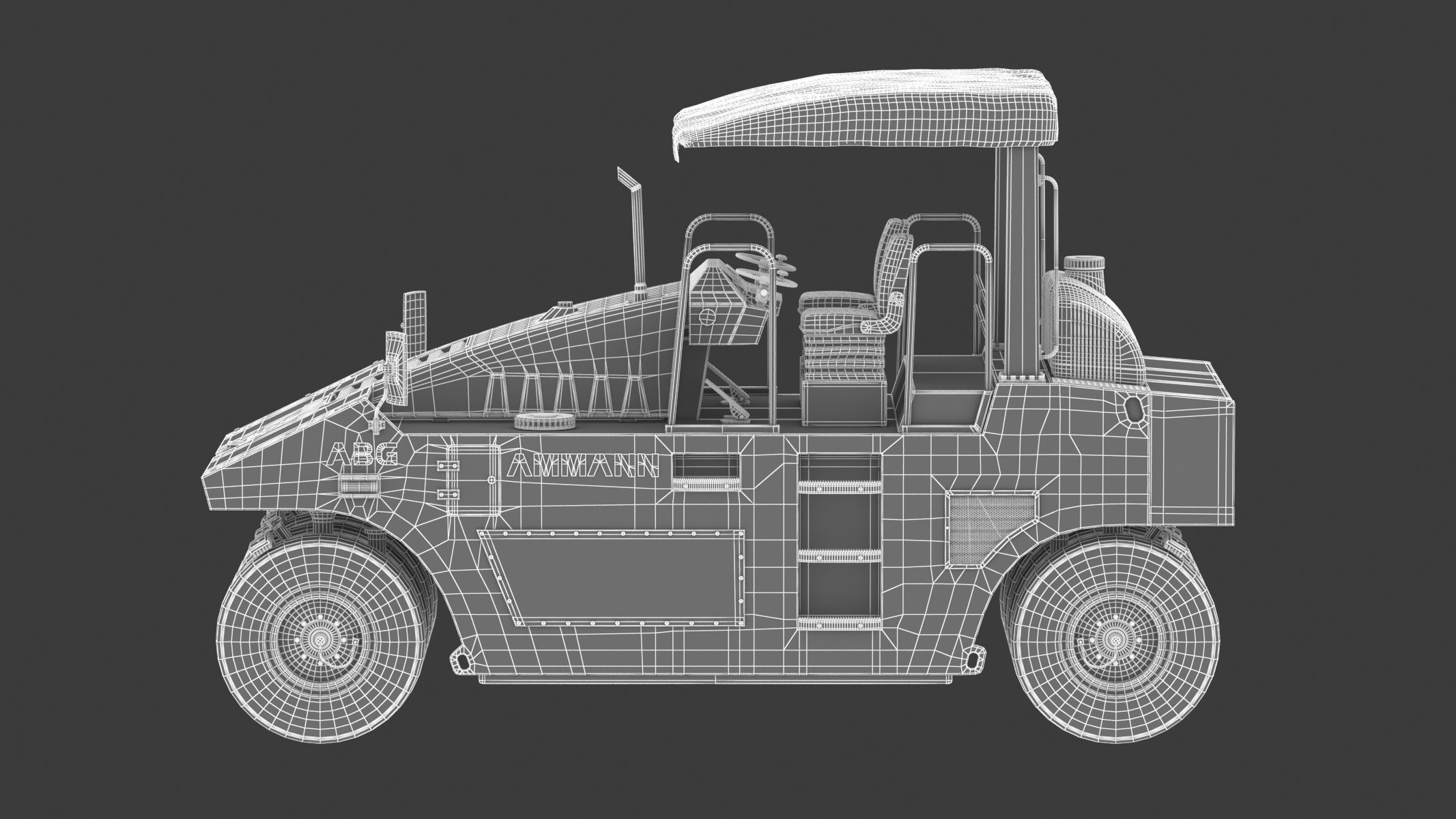 Volvo ABG PT240R Compactor 3D model | CGTrader