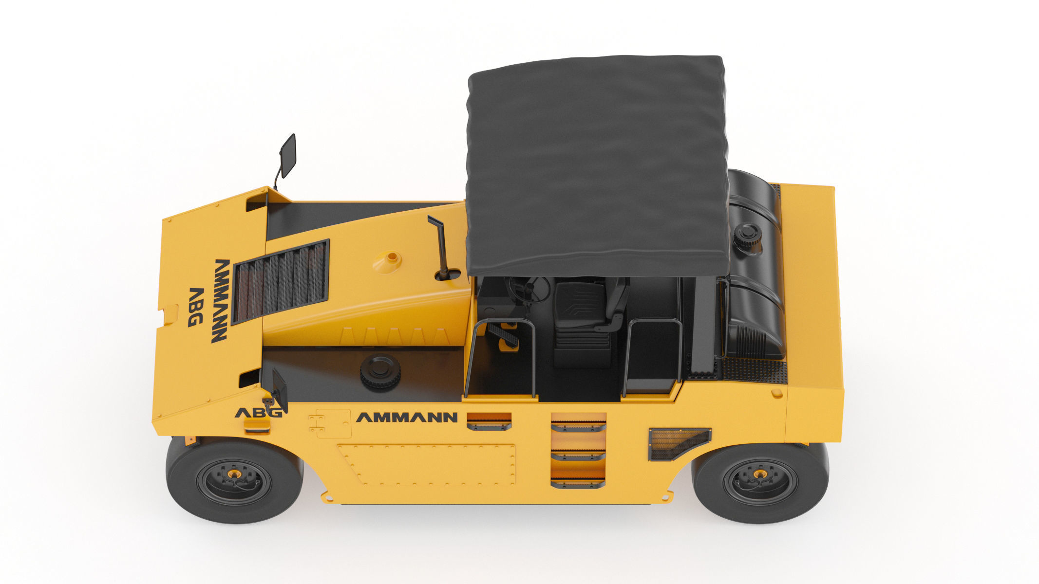 Volvo ABG PT240R Compactor 3D model | CGTrader