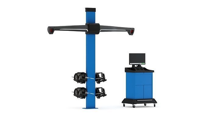 Wheel Alignment Machine 3D model | CGTrader