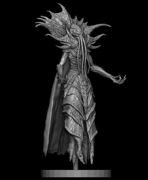 Mind Flayer Figure 3D model | CGTrader