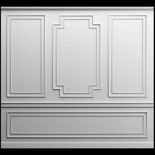 Wall molding 43 3D model | CGTrader
