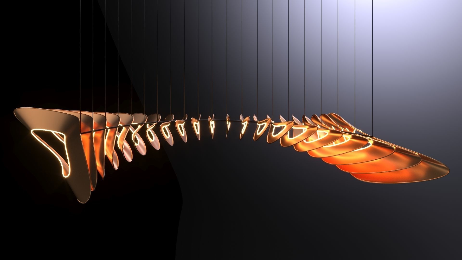 Parametric chandelier 3D model | CGTrader