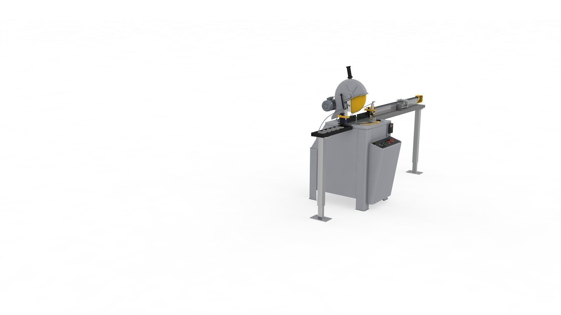 Mitre Saw Adjustable and Rigged 3D model animated rigged | CGTrader