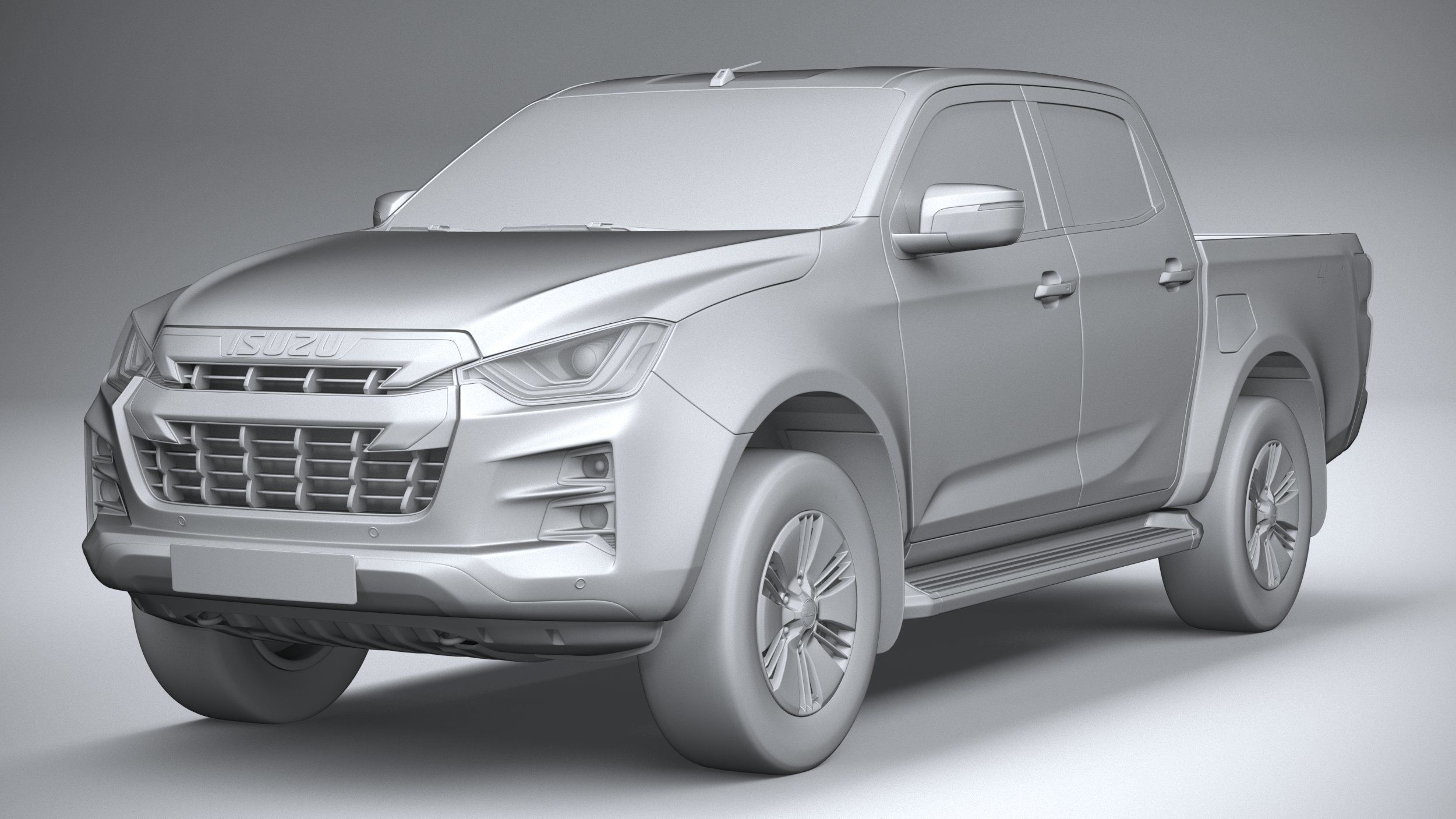 Isuzu D-max 2020 3D model | CGTrader