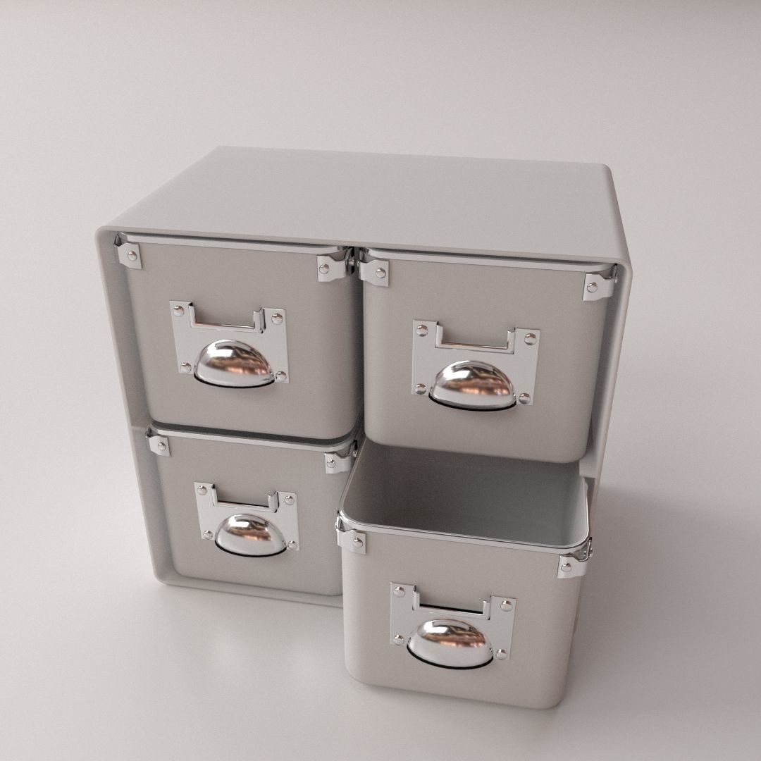 3D Storage Drawer | CGTrader