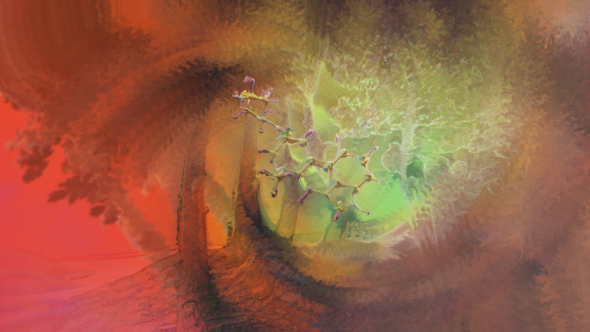 LSD Molecule free 3D model | CGTrader