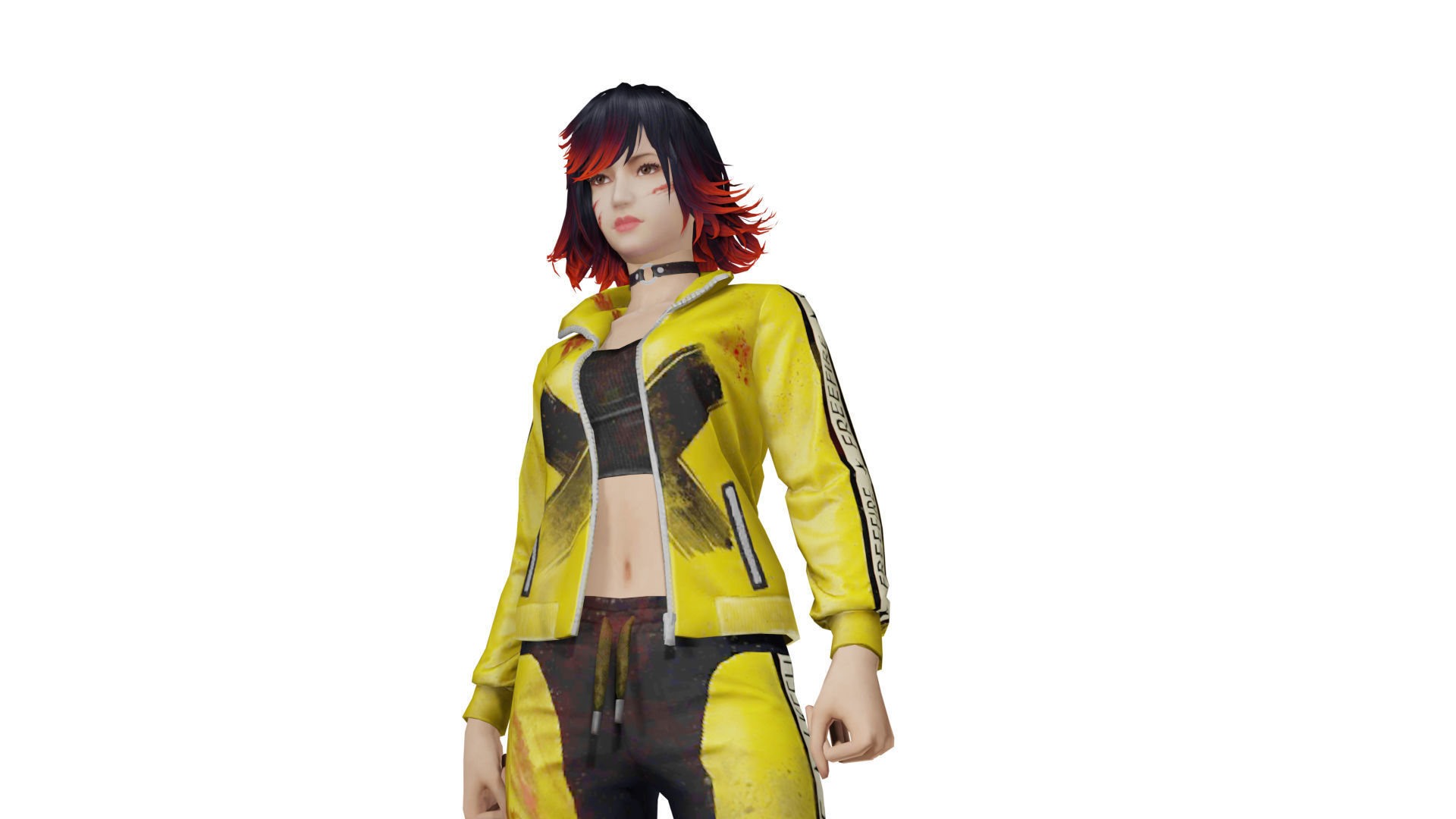 Kelly Garena Free Fire 3D Model Download CGTrader