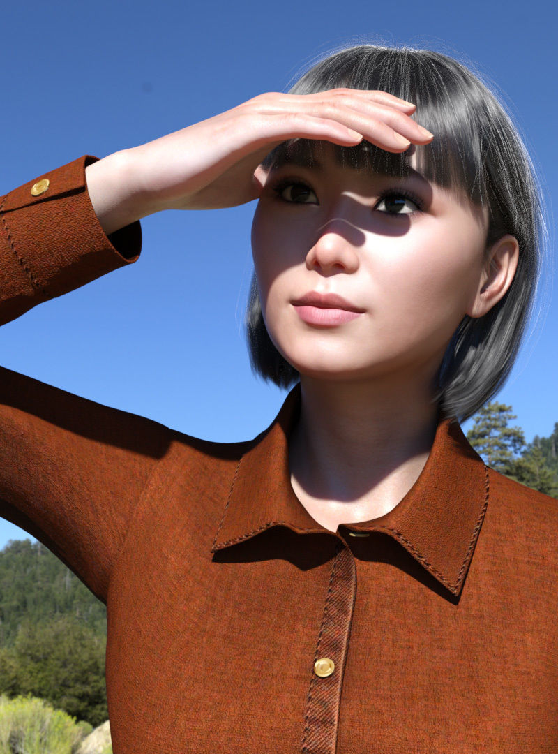 Xiu Qin For G8F 3D model rigged | CGTrader