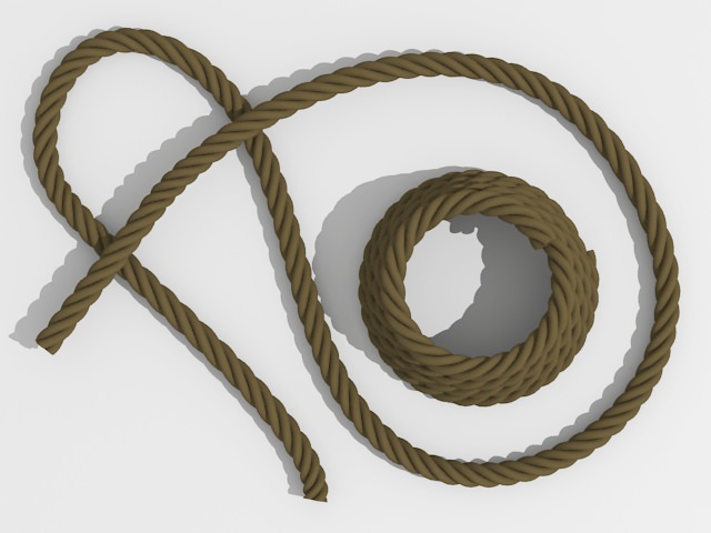 Ropes free 3D model | CGTrader