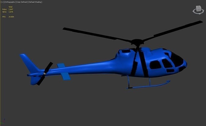 helicopter low poly model 3D model | CGTrader