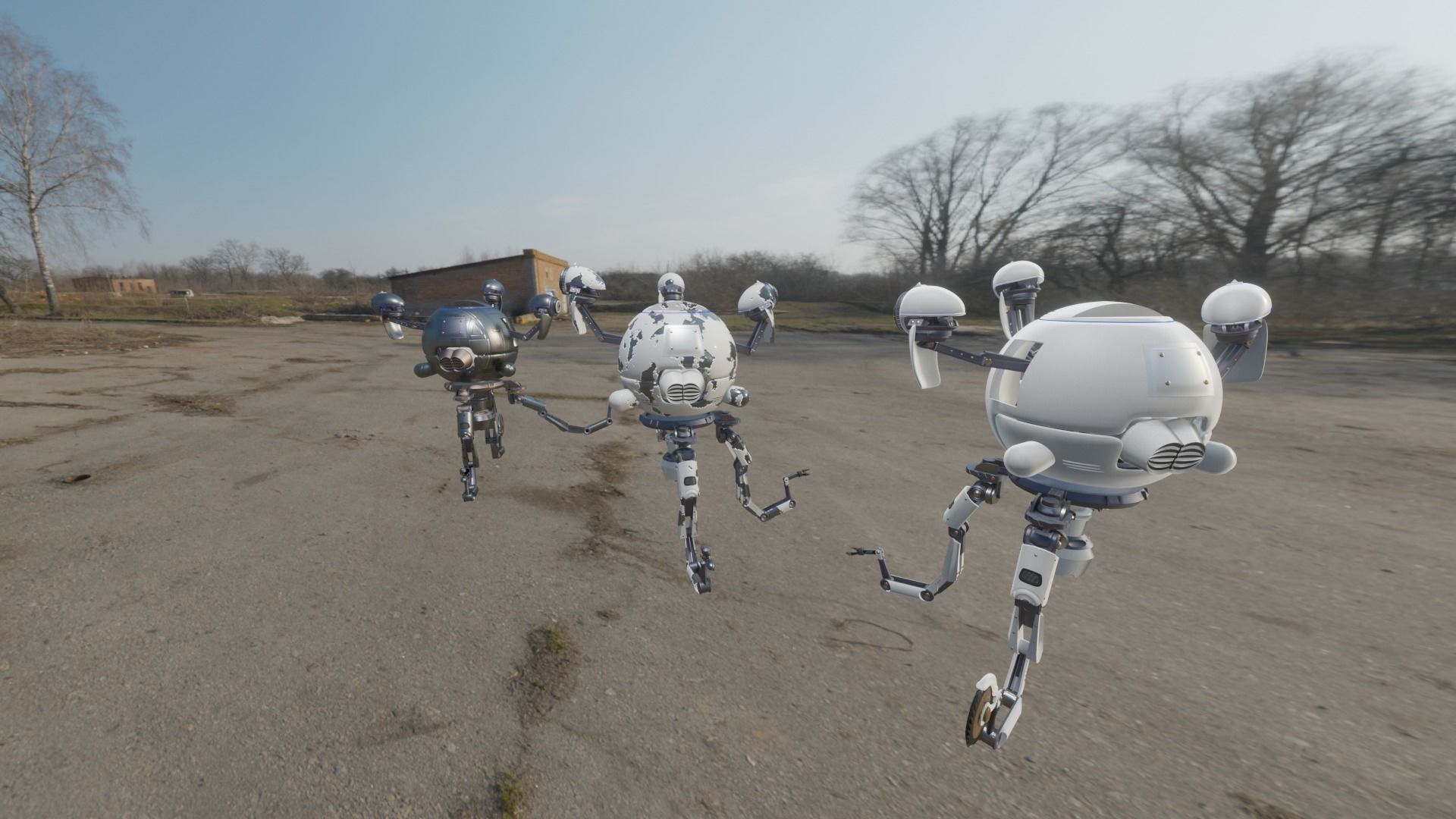 3D model fallout Mr Handy Robot Rig 3D VR / AR / low-poly | CGTrader