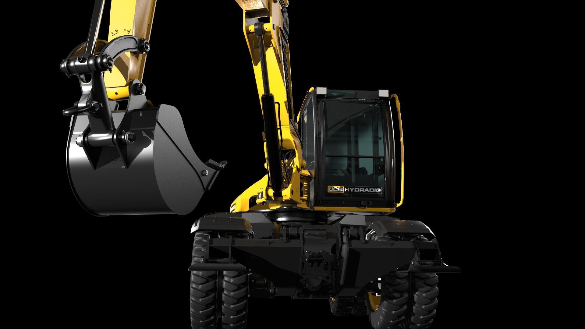 JCB hydradig 110w 3D model rigged | CGTrader