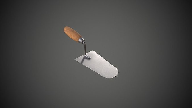 3D model Plaster Trowel Poo VR / AR / low-poly | CGTrader