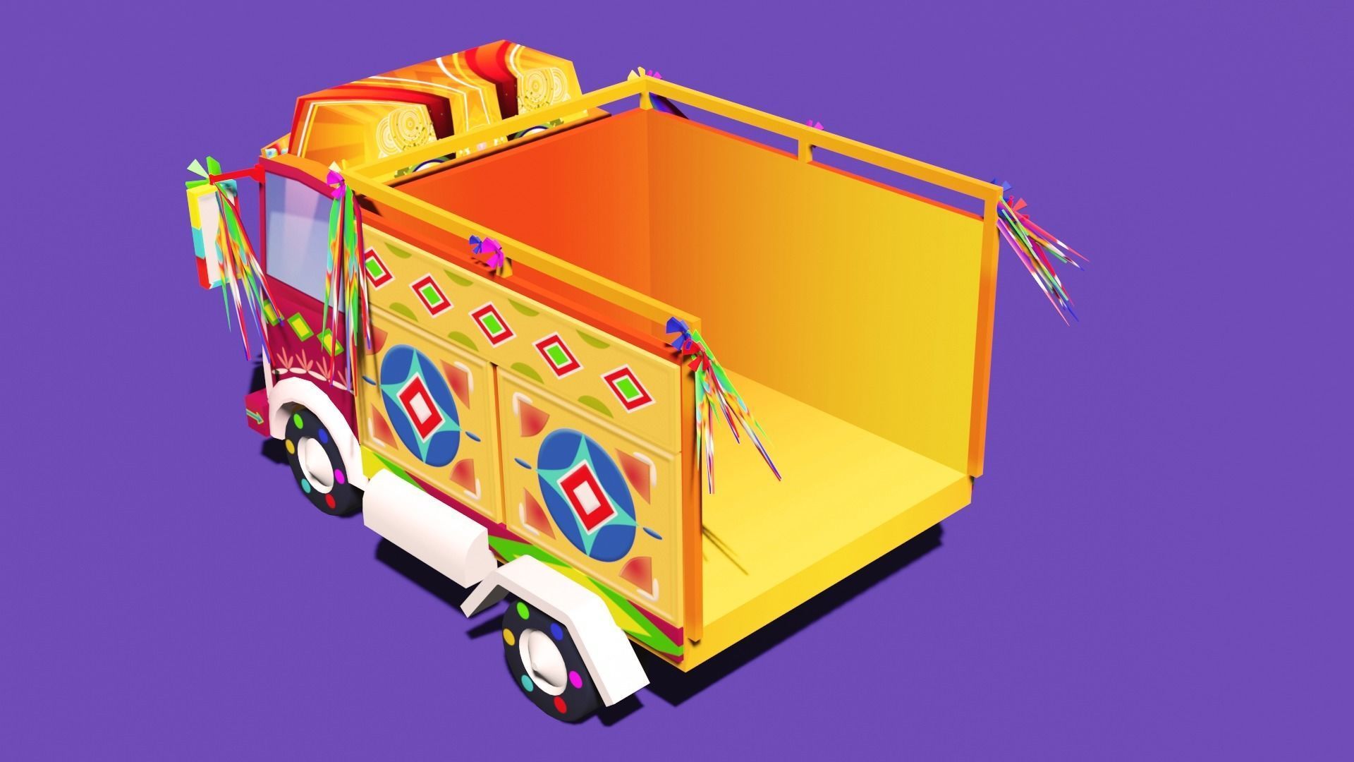 3D model Low Poly vip Truck VR / AR / low-poly | CGTrader