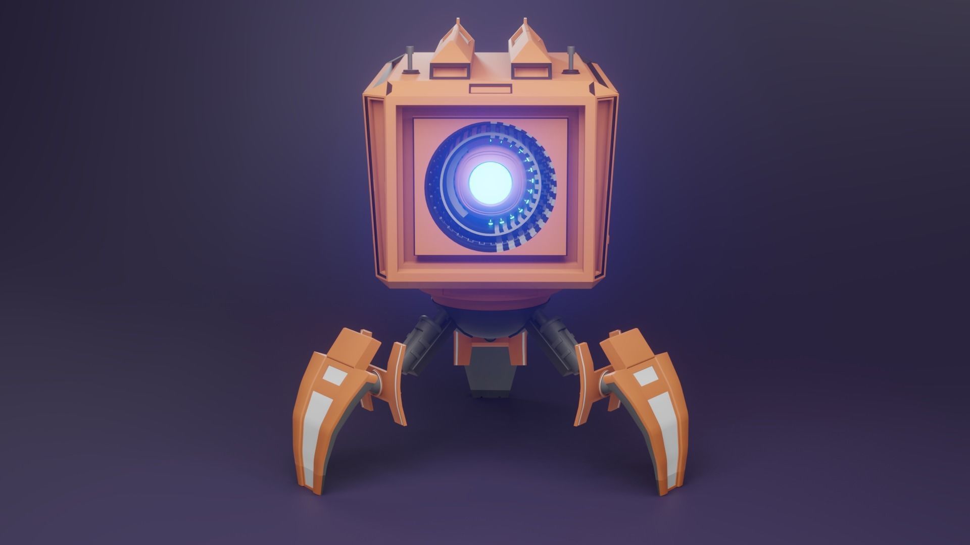 Mechanical research Robot Archie 3D model | CGTrader