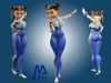3D model Modelo de Chun Li VR / AR / low-poly | CGTrader