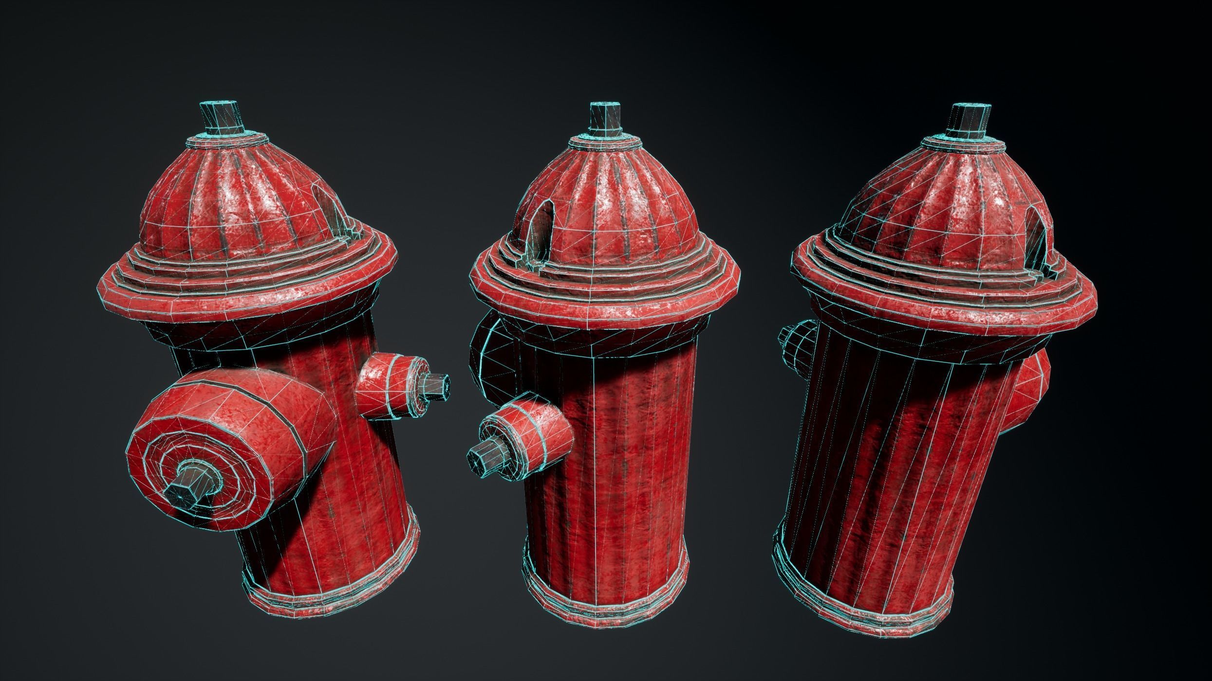3D model Fire hydrant VR / AR / low-poly | CGTrader