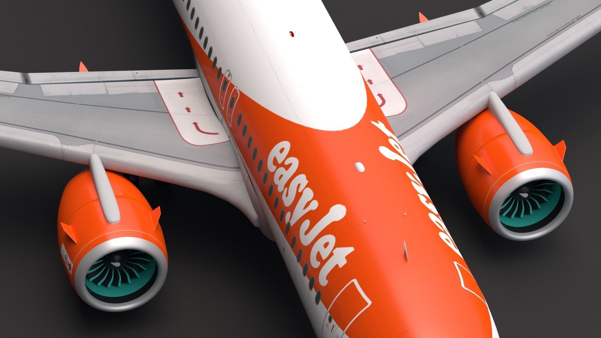 EasyJet A320 3D model | CGTrader