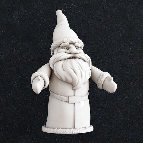 Santa Claus Christmas 3D model 3D printable | CGTrader
