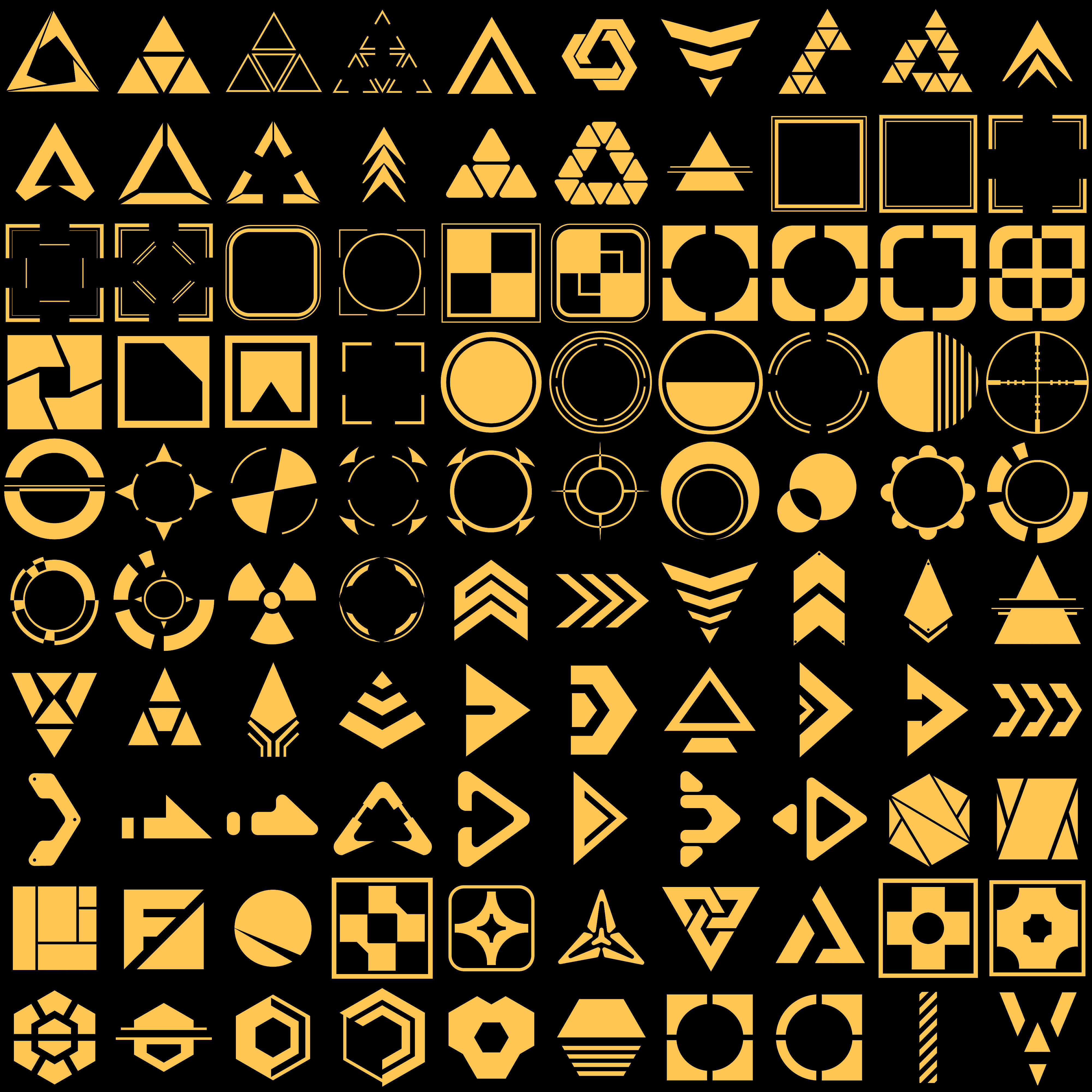 100 basic decals free donwload free Texture | CGTrader